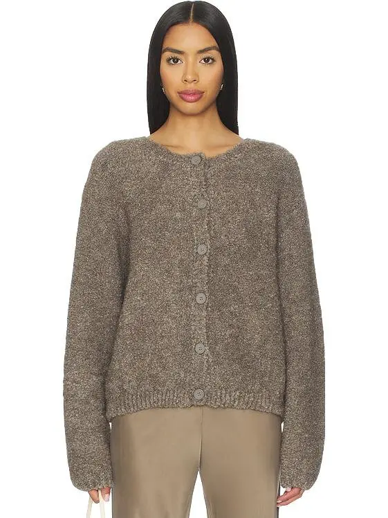 American Vintage Zolly Cardigan - Taupe Chine