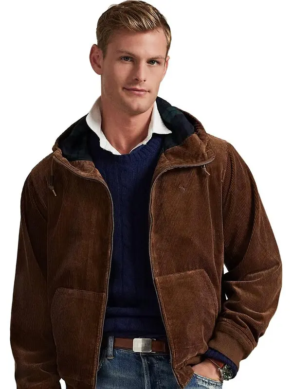 Ralph Lauren The Wynton Corduroy Hooded Jacket - Pale Russet