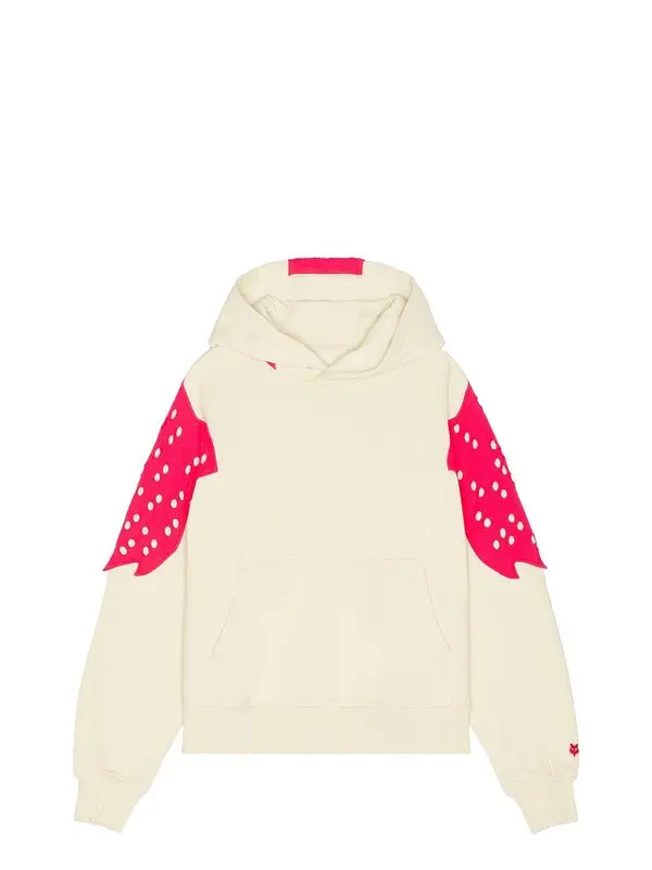 KIKO KOSTADINOV Perforated Fleece Hoodie - Natural
