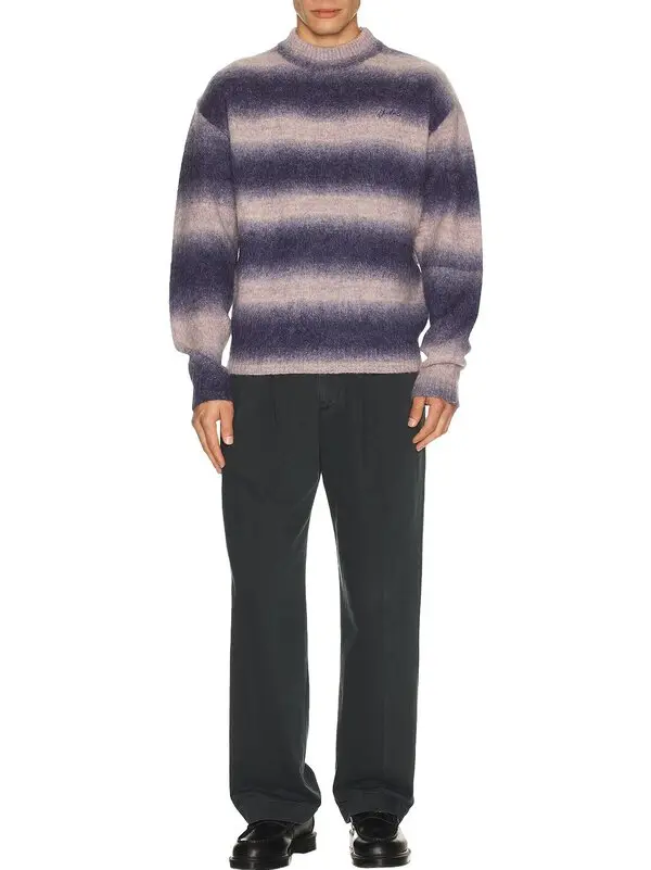 STUDENTS GOLF Cole Knit Mockneck Mohair Sweater - Black