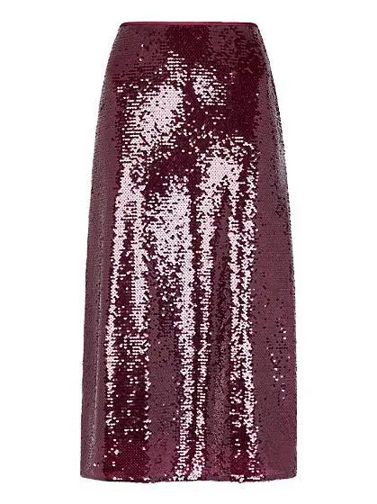 Whistles Sequin Midi Skirt - One-color