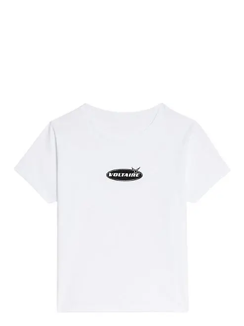 Zadig&Voltaire Logo-print Cotton-jersey T-shirt - White