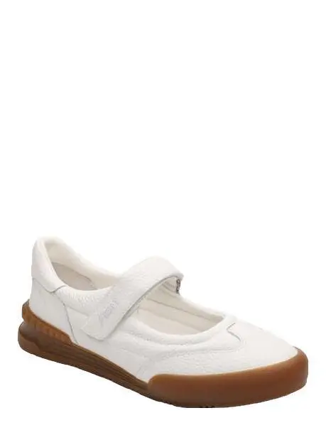 Ash Leather Mary Jane Sneakers - White