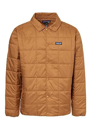 Patagonia Logo-patch Shell Shirt Jacket - Deer Brown