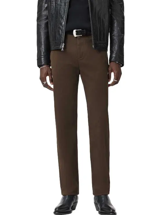 John Varvatos Flint Flare Trousers - Dark Brown
