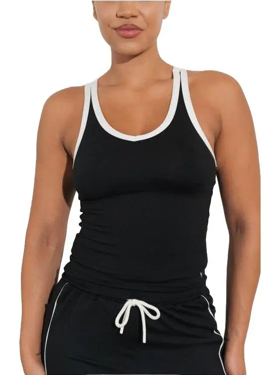 VITALITY Motive Racer Tank - Midnight Contrast