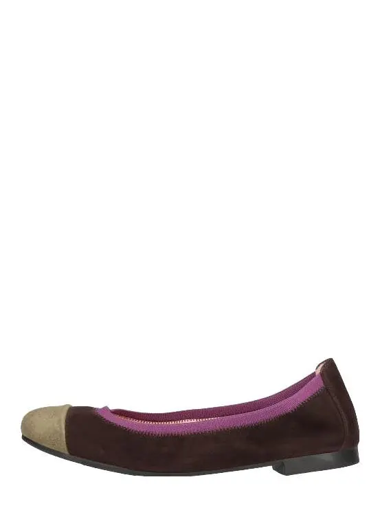 Pretty Ballerinas Round-toe Ballet Flats - Brown