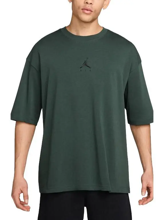 JORDAN Flight Essentials Oversize Cotton T-shirt - Midnight Green