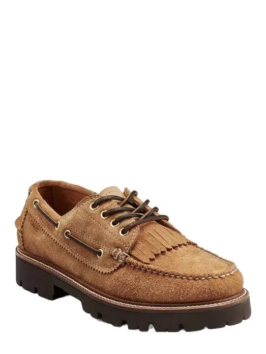 G.H.BASS Ranger Camp Kiltie Moc Toe Lug Loafer - Tan