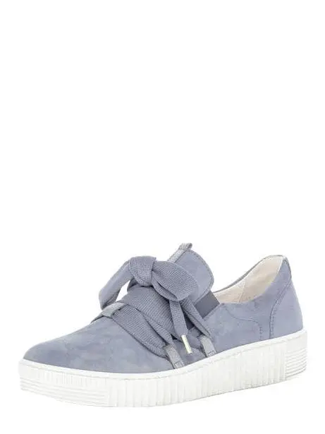 Gabor Bow Knit Sneaker - Nautical