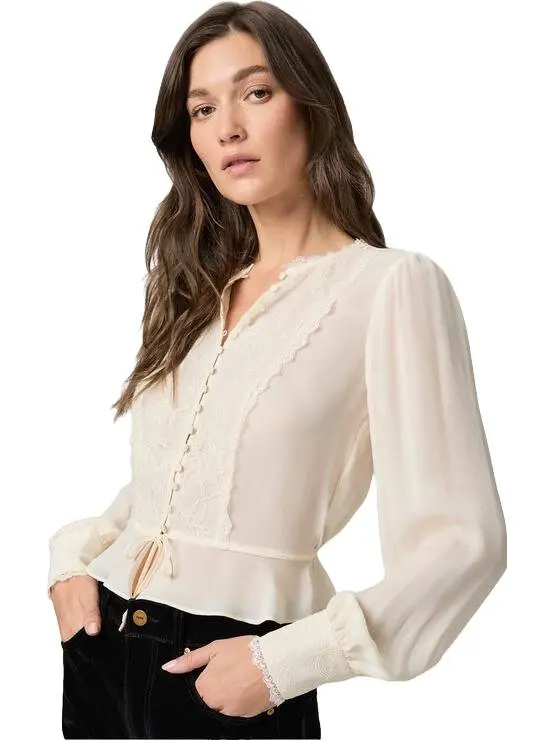 Paige Britt Blouse - White