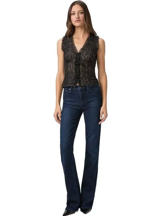 Paige High-rise Laurel Canyon Bootcut Jeans - Denim