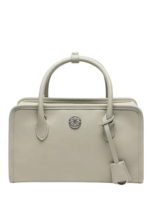 ORYANY Claude Leather Satchel - Foggy