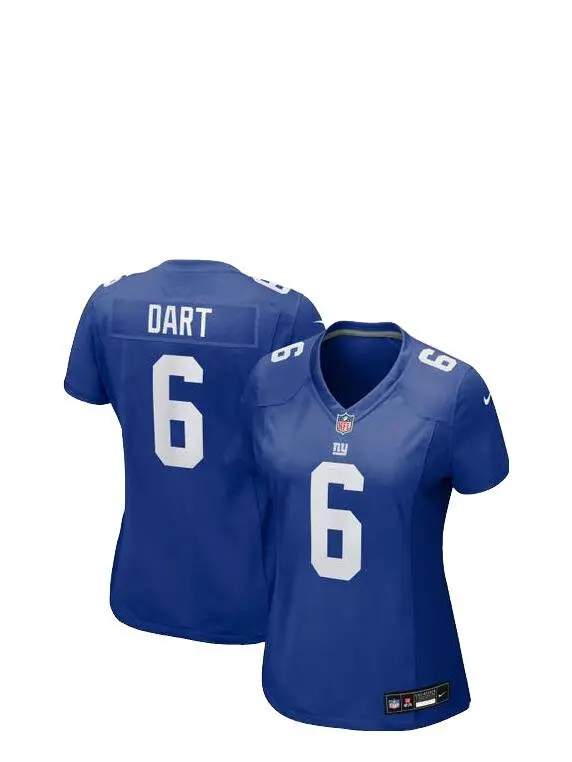 Nike Jaxson Dart New York Giants Team Game Jersey - Royal