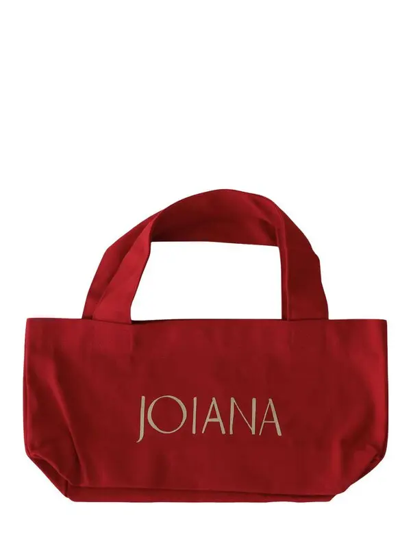 JOIANA JEWELRY Canvas Tote - Tomato
