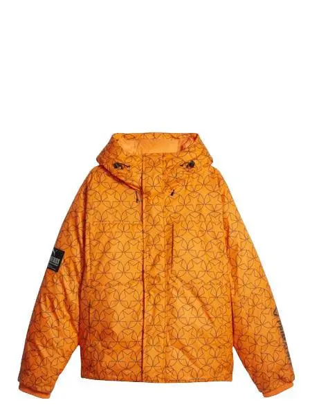 PUMA X Pleasures Puffer Full Zip Jacket - Orange Glo