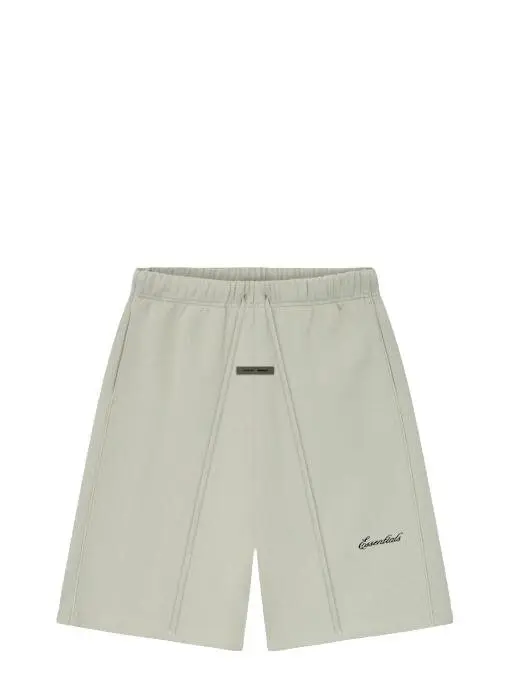 Fear Of God Essentials Relaxed Fleece Piping Sweatshort - Abbey Stone/ Abbey Stone