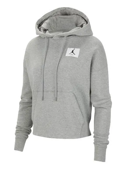 JORDAN Flight Fleece Hoodie - Dark Grey Heather
