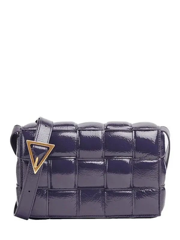 Bottega Veneta Padded Cassette Intrecciato Bag - Raisin