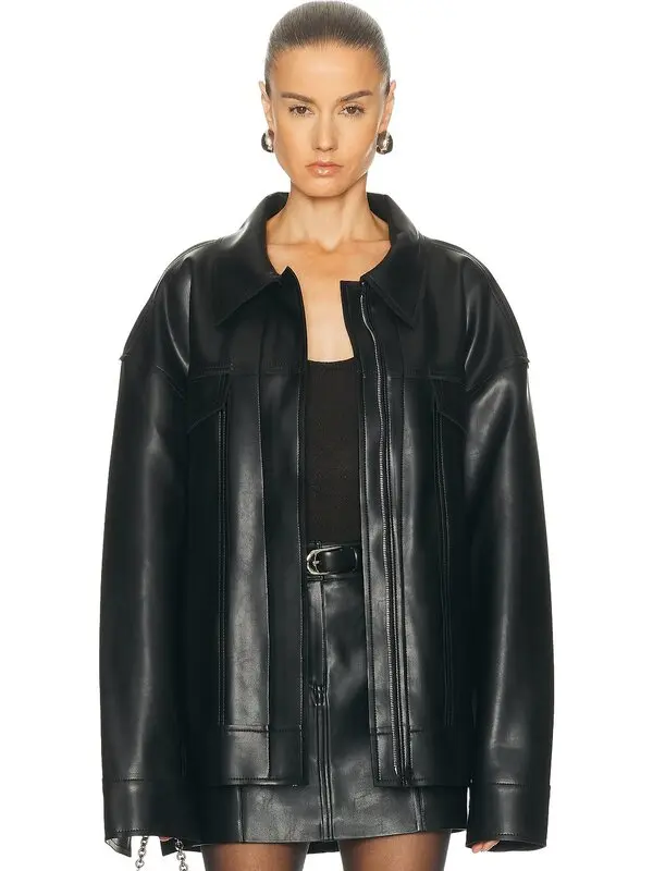 Norma Kamali Oversized Jacket - Black