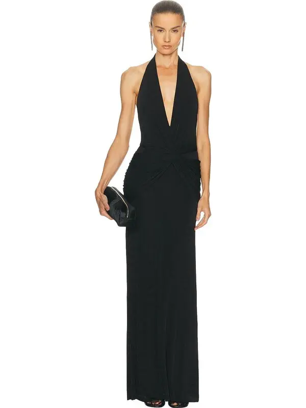 SEROYA Mada Maxi Dress - Black