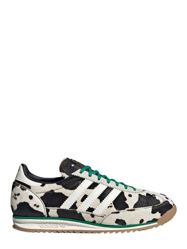 Adidas Originals By Alexander Wang Sl72 Og Cowhide Pony Hair Sneakers - Black