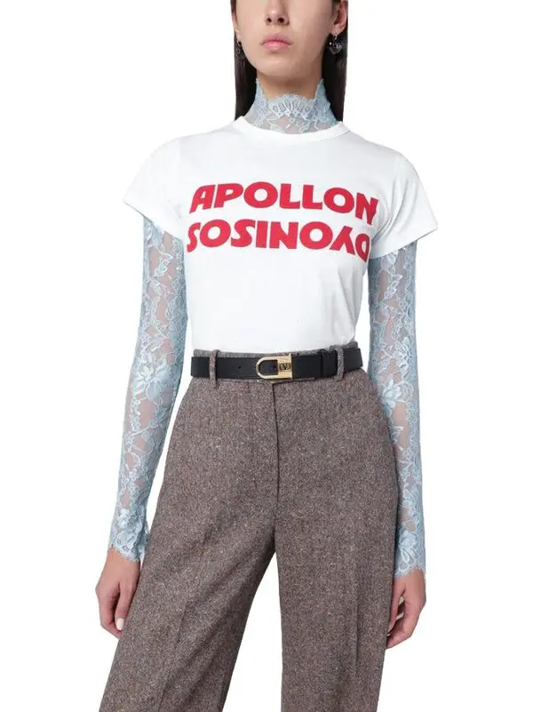 Valentino Garavani T-shirt With Apollon/dionysus Print - White