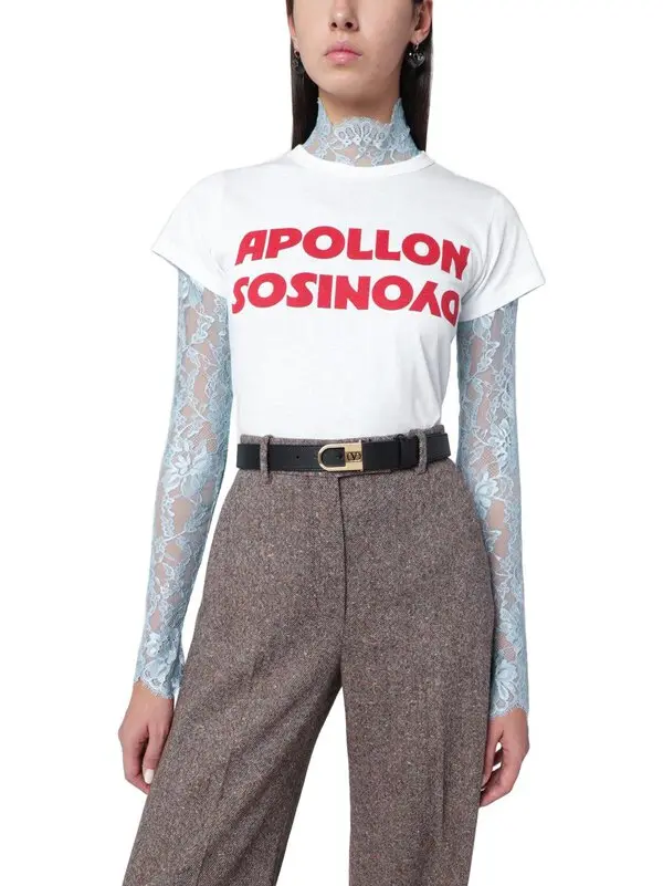 Valentino Garavani T-shirt With Apollon/dionysus Print - White