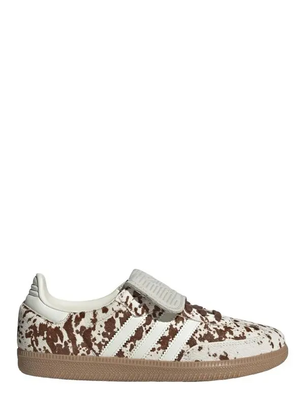 Adidas Originals By Alexander Wang Samba Lt Cowhide Pony Hair Sneakers - White