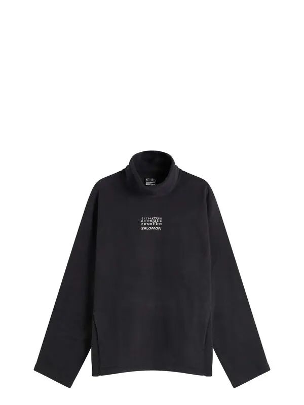 MAISON MARGIELA X Salomon High Neck Fleece - Washed Black