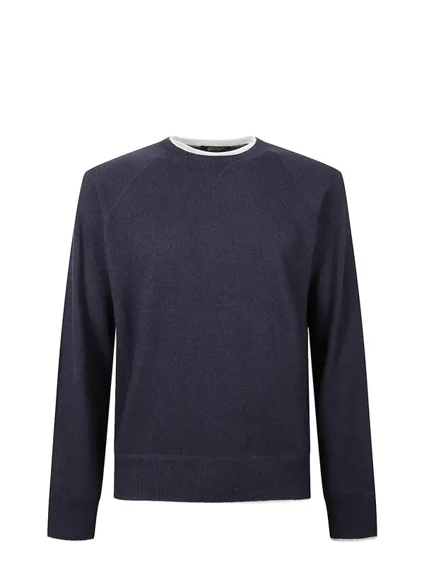 ARAGONA Cashmere Sweatshirt - Blue