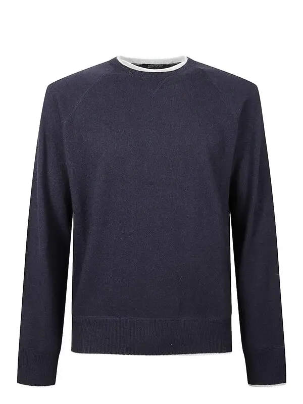 ARAGONA Cashmere Sweatshirt - Blue