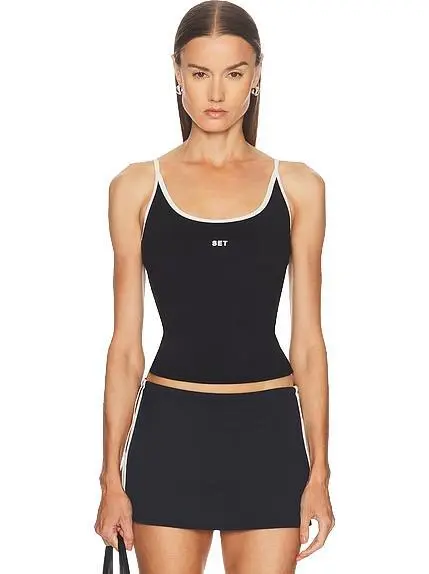 SET ACTIVE Sporty U Tank Top - Ref