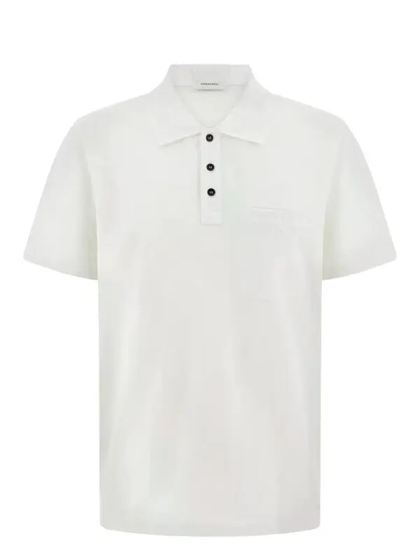 FERRAGAMO Chest-pocket Polo Shirt - White