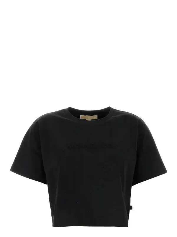 Michael Kors Logo-embossed T-shirt - Black