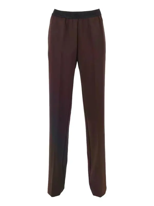 ERMANNO FIRENZE Elasticated-waist Trousers - Brown