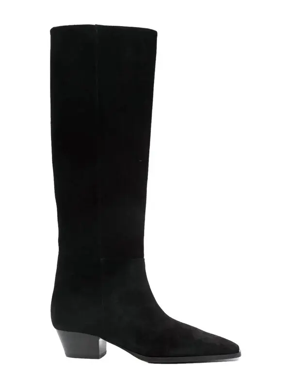 AeydĒ Medea Pointed Boots - Black