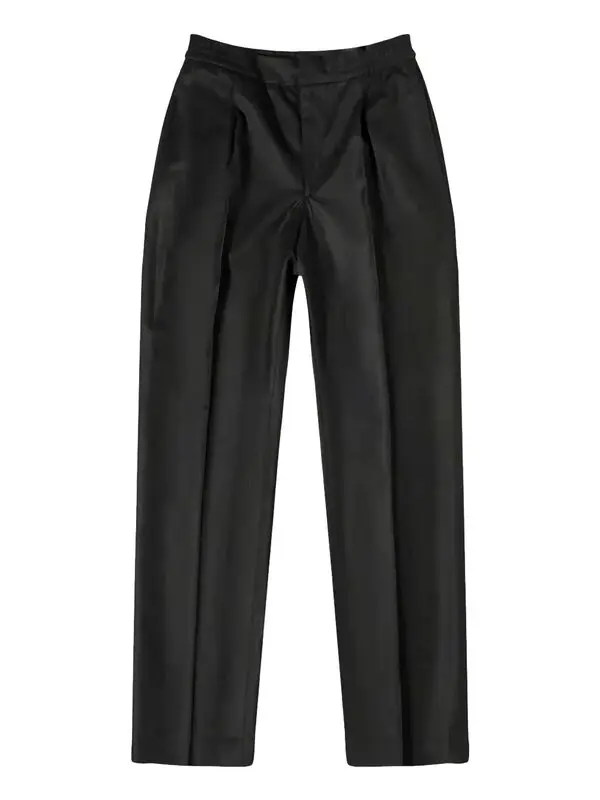Officine Générale Leather Trousers - Black