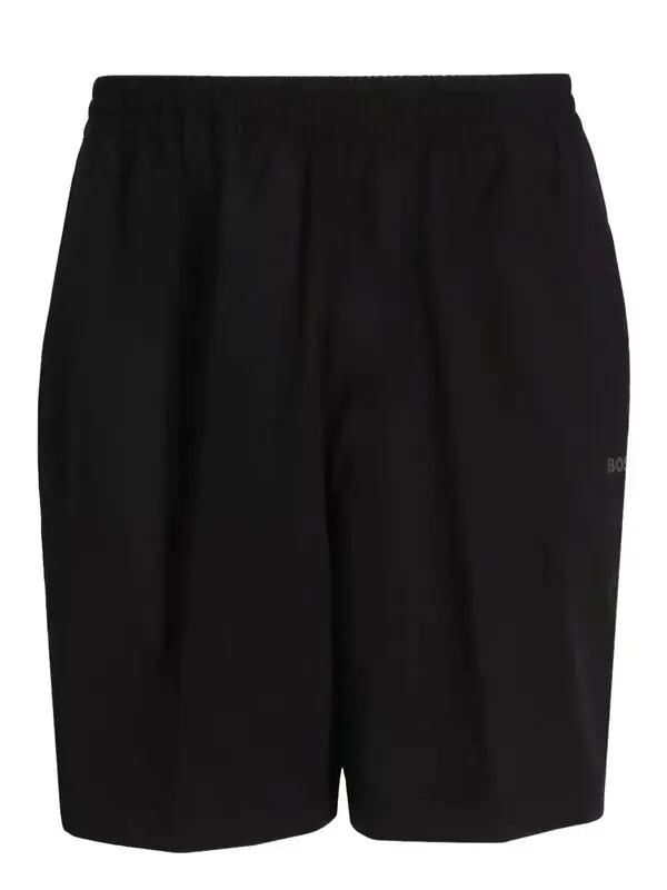 BOSS Elastic-waistband Shorts - Black
