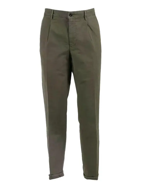 Incotex Pleated Trousers - Green