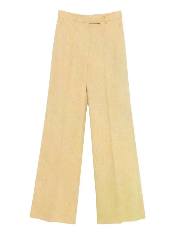 Valentino Garavani Belt-loop Trousers - Yellow