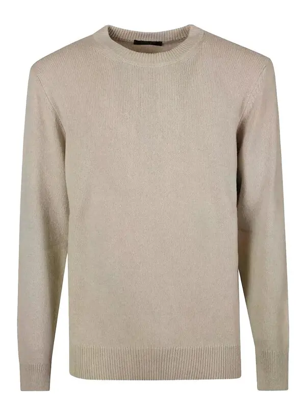 ARAGONA Crewneck Sweater - Neutrals