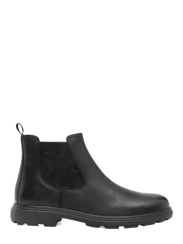 Geox Meiern Leather Boots - Black
