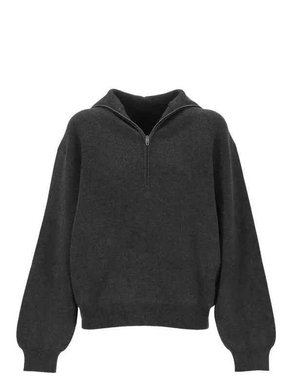 Balenciaga Back-to-front Zip Sweater - Grey