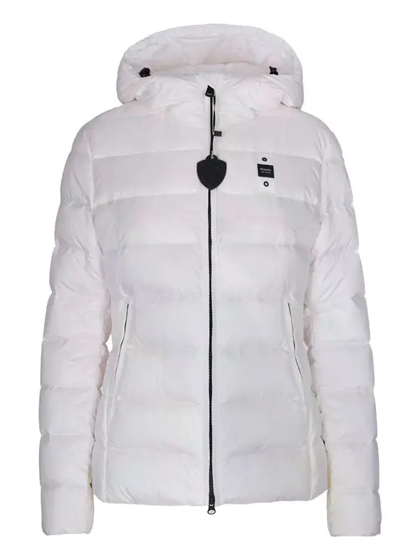 BLAUER. Caroll Hooded Puffer Jacket - White