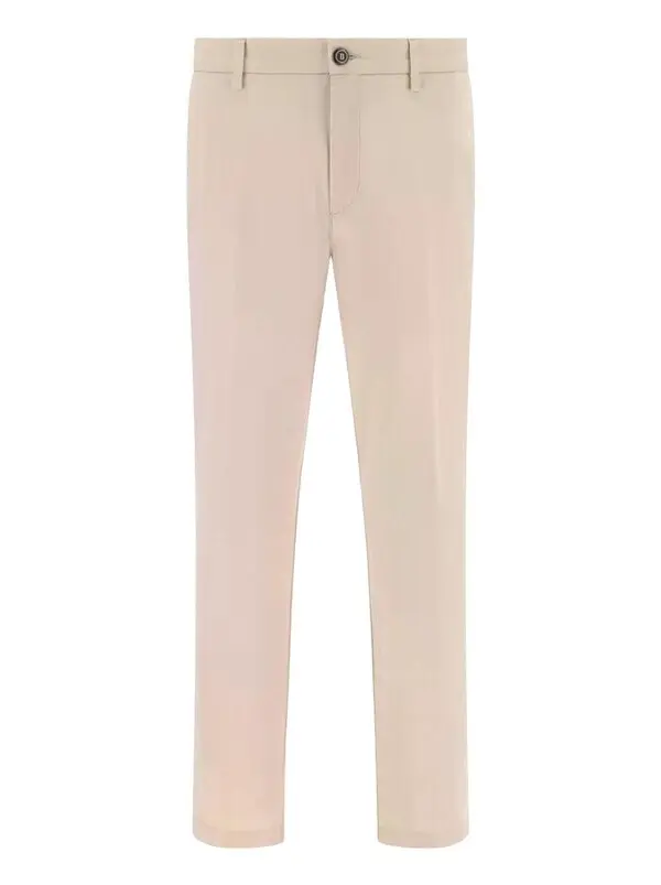 Boggi Milano Cotton Trousers - Neutrals