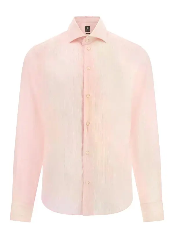 Boggi Milano Cotton Shirt - Pink
