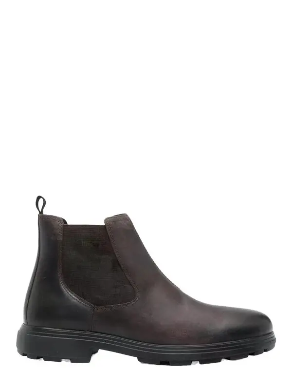 Geox 35mm Leather Chelsea Boots - Brown