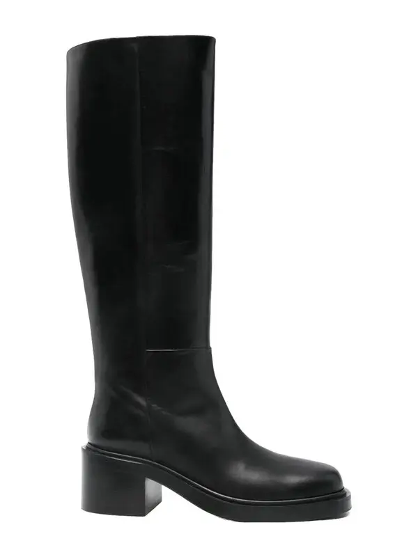 AeydĒ Block-heel Knee-high Boots - Black