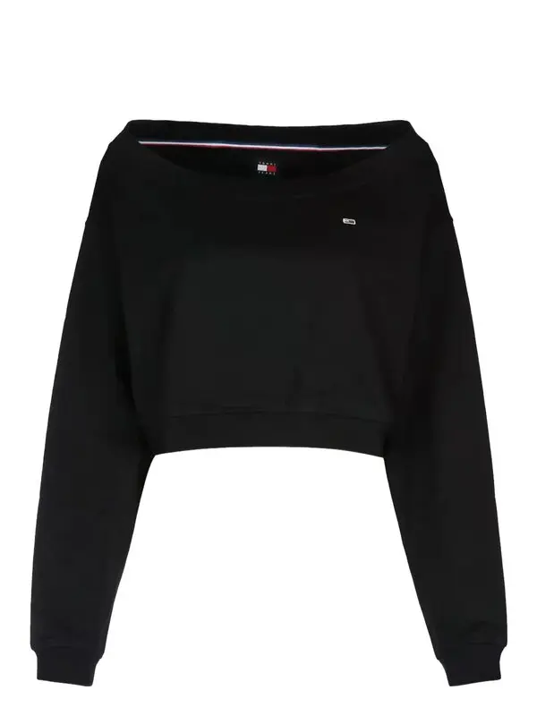 Tommy Hilfiger Off-shoulder Knitwear - Black